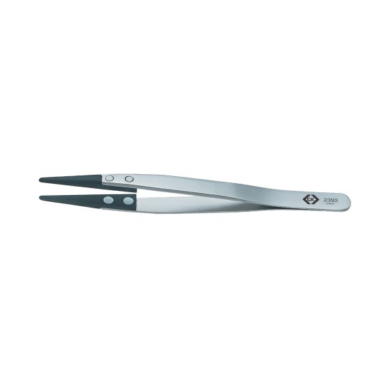 Carbofib ESD Round Tweezers | CK Tools